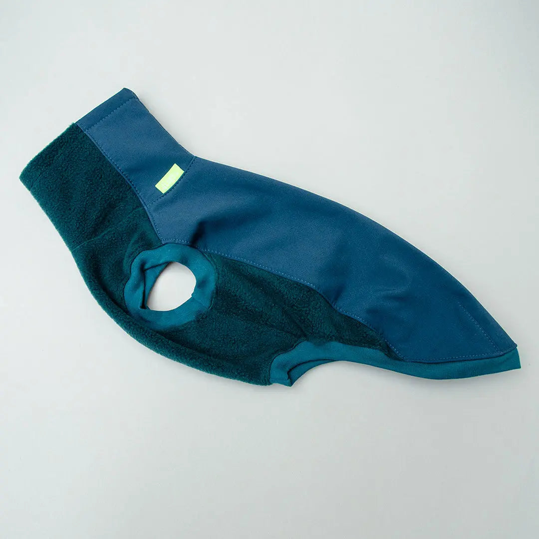 Softshell Hundepullover "Smart" - Petrol - 4legs.de