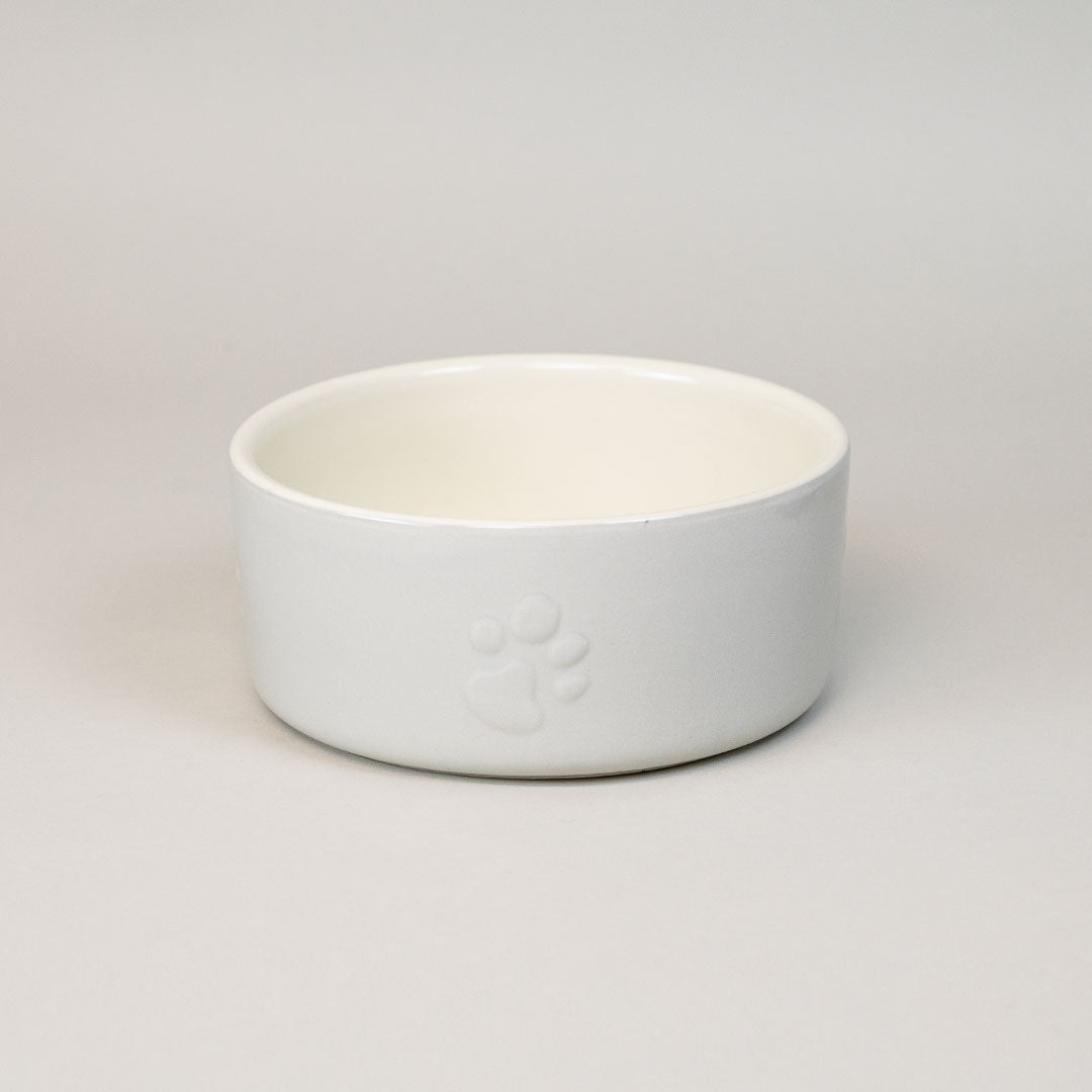 Hundenapf Steinzeug „Food&Drink“ Bowl Grau – stabil & schwer | 4LEGS ...