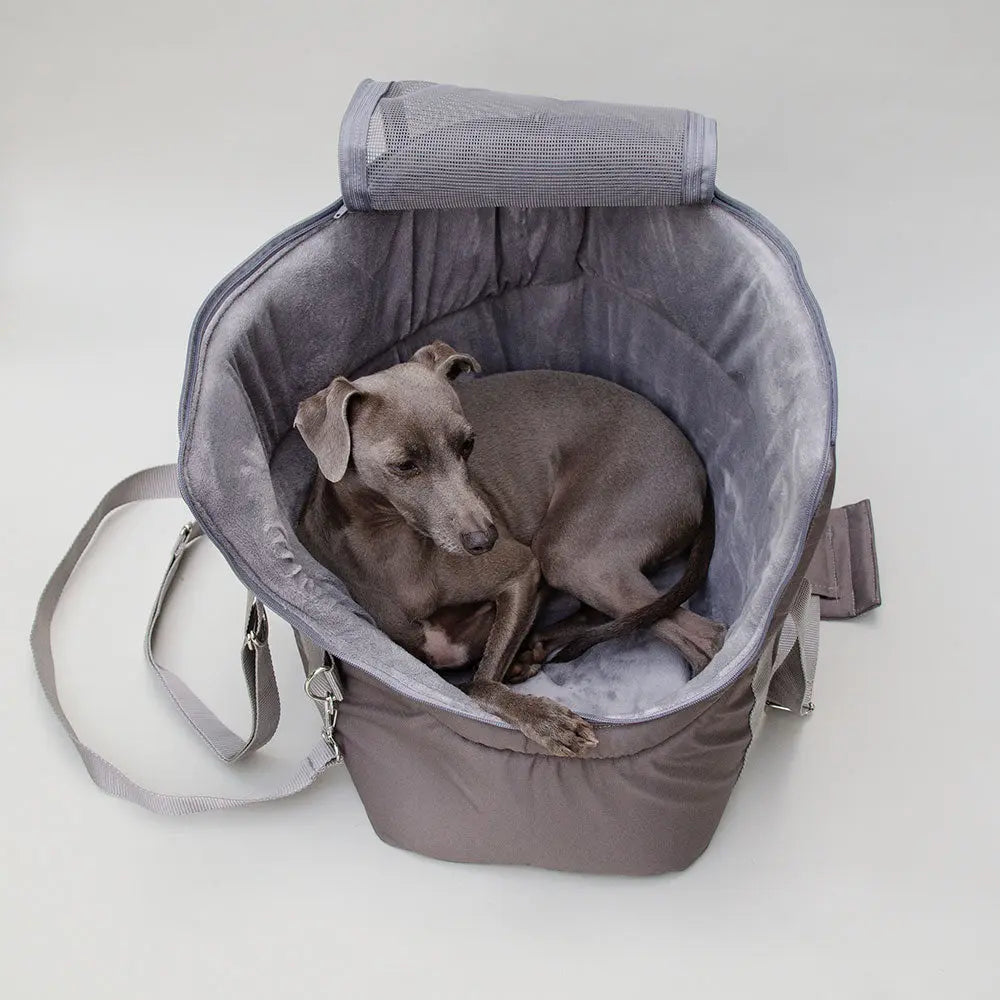 Hundetasche "AIR XL-LONG" Lunch & Dinner - taupe - 4legs.de